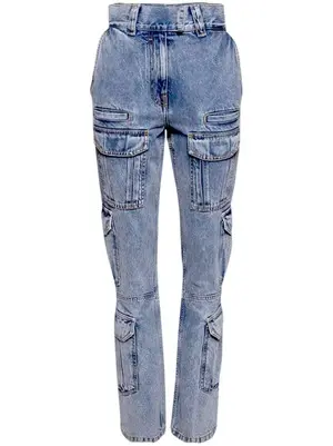 Givenchy Bootcut Cargo Jeans - Blue