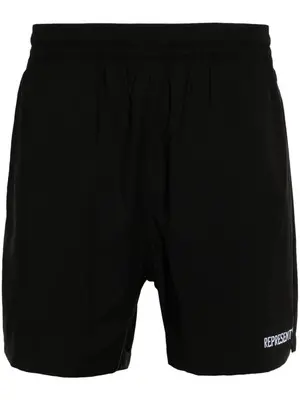 REPRESENT Embroidered-logo Track Shorts