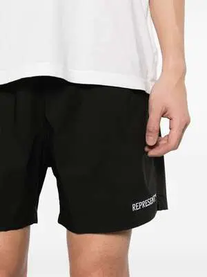 REPRESENT Embroidered-logo Track Shorts