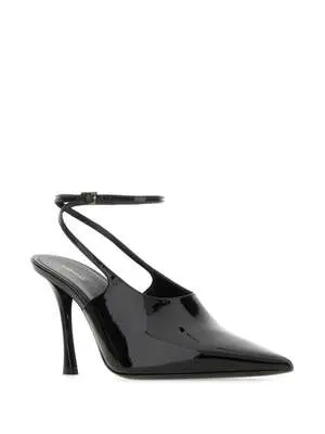 Givenchy 95mm Patent Leather Slingback Pumps