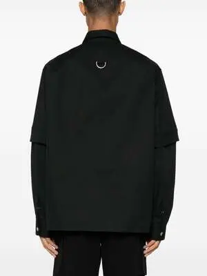 Givenchy Zip-up Cotton Shirt