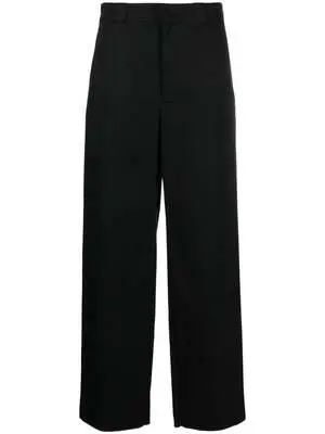 Givenchy Cotton Trousers With Logo Patch