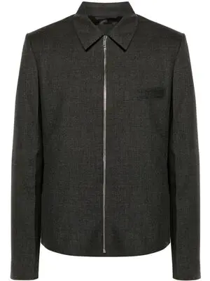 Givenchy Wool Bomber Jacket - Grey