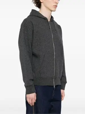 Givenchy Embroidered Logo Zip-up Hoodie