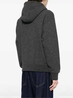 Givenchy Embroidered Logo Zip-up Hoodie