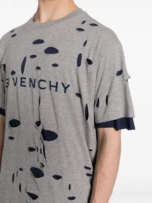 Givenchy Distressed Layered T-shirt