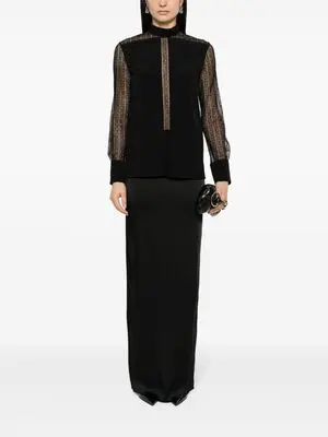 Givenchy 4g-pattern Silk Blouse