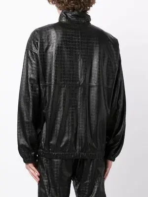 Givenchy Embossed 4g Leather Jacket
