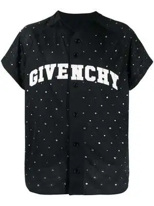 Givenchy Stud-embellished Short-sleeved Shirt