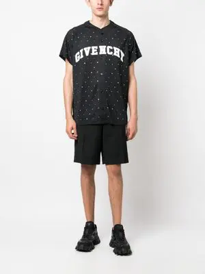 Givenchy Stud-embellished Short-sleeved Shirt
