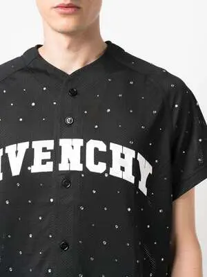 Givenchy Stud-embellished Short-sleeved Shirt