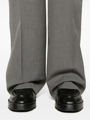 Givenchy Wide-leg Wool Trousers - Grey