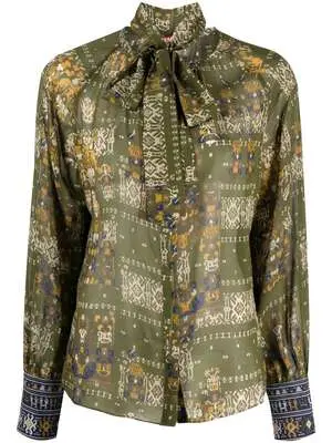 Max Mara Abstract-print Shirt
