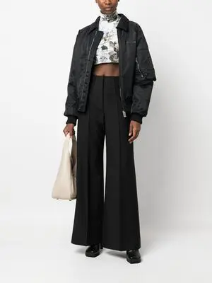 Givenchy High-waisted Flare-leg Trousers