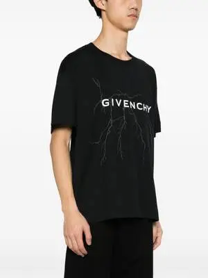 Givenchy Logo-print Cotton T-shirt - Black