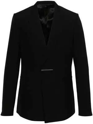 Givenchy Logo-plaque Wool Blazer