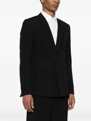 Givenchy Logo-plaque Wool Blazer