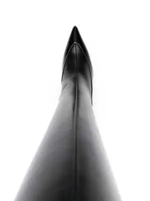 Givenchy Raven 80mm Leather Boots - Black