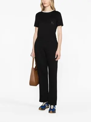 Max Mara Tapered Cotton-jersey Trousers