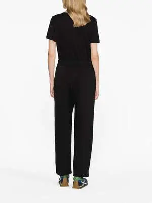Max Mara Tapered Cotton-jersey Trousers