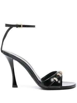 Givenchy 100mm Crystal-embellished Leather Sandals