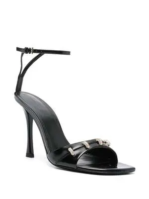 Givenchy 100mm Crystal-embellished Leather Sandals