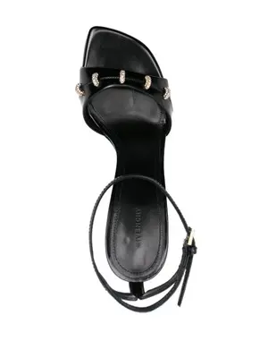 Givenchy 100mm Crystal-embellished Leather Sandals
