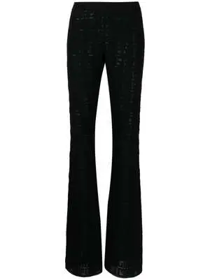 Givenchy 4g Jacquard Flared Trousers