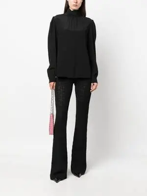 Givenchy 4g Jacquard Flared Trousers
