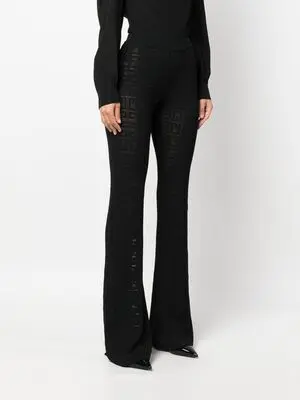 Givenchy 4g Jacquard Flared Trousers