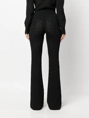 Givenchy 4g Jacquard Flared Trousers