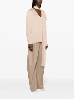 Givenchy Scarf-detail Silk Blouse