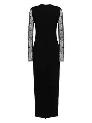 Givenchy 4g-motif Crepe Maxi Dress