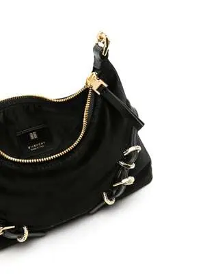 Givenchy Voyou Party Velvet Shoulder Bag - Black