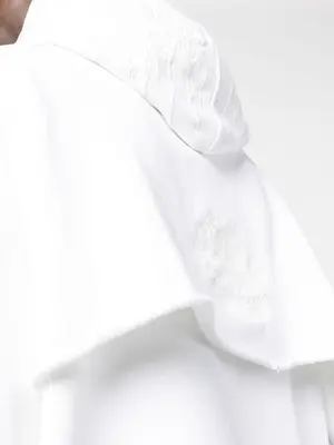 Givenchy Layered Drawstring Cotton Hoodie