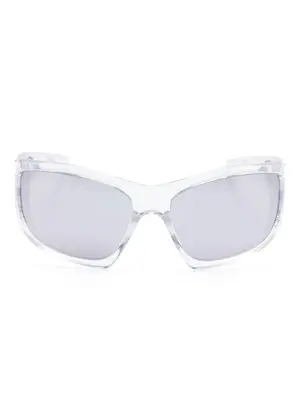 Givenchy Giv Cut Oversize-frame Sunglasses - Neutrals