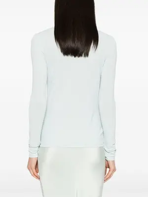 Givenchy V-neck Draped Blouse