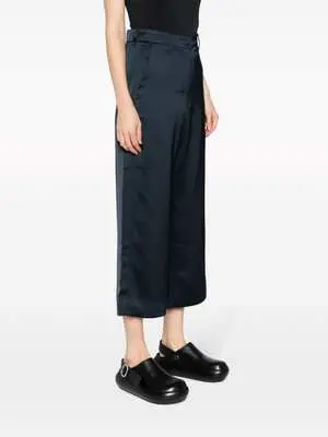 Max Mara Monza Satin Cropped Trousers