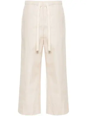 Max Mara Argento Mid-rise Straight-leg Trousers