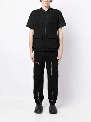 Givenchy Zip-up Cotton Cargo Gilet