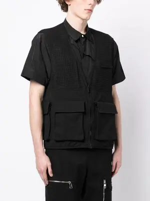 Givenchy Zip-up Cotton Cargo Gilet
