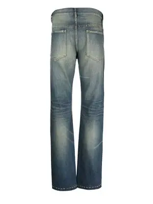 Givenchy Distressed Straight-leg Jeans