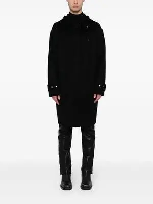 Givenchy Hooded Single-breasted Coat