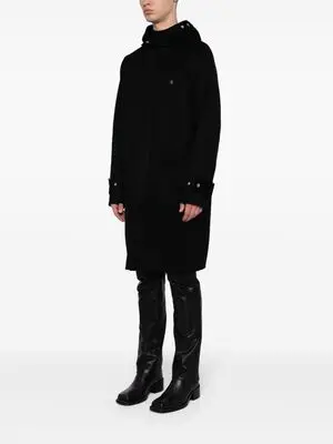 Givenchy Hooded Single-breasted Coat