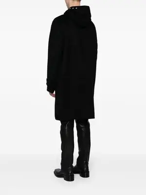 Givenchy Hooded Single-breasted Coat