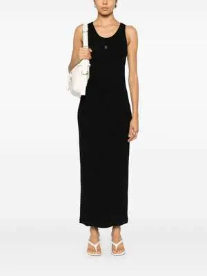 Givenchy 4g-plaque Midi Dress - Black