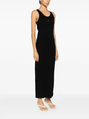 Givenchy 4g-plaque Midi Dress - Black