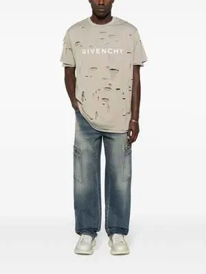 Givenchy Straight-leg Cargo Jeans - Blue