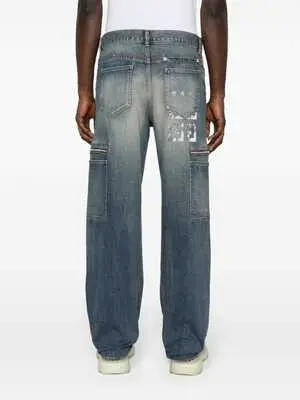 Givenchy Straight-leg Cargo Jeans - Blue