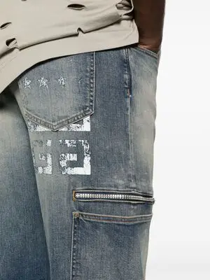 Givenchy Straight-leg Cargo Jeans - Blue